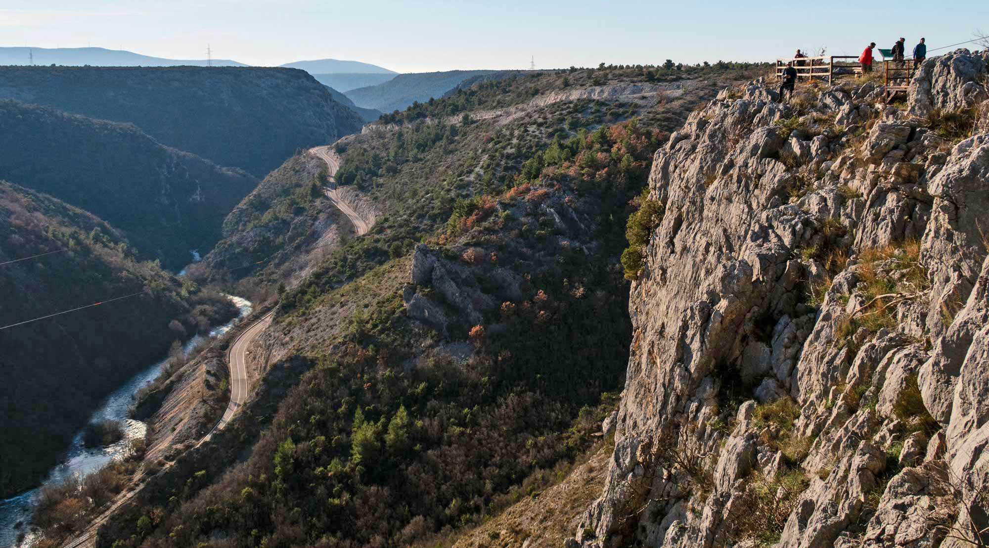 Kanjon reke Čikole pri Drnišu namestitev i apartmaji v okolici | Obmorju.si