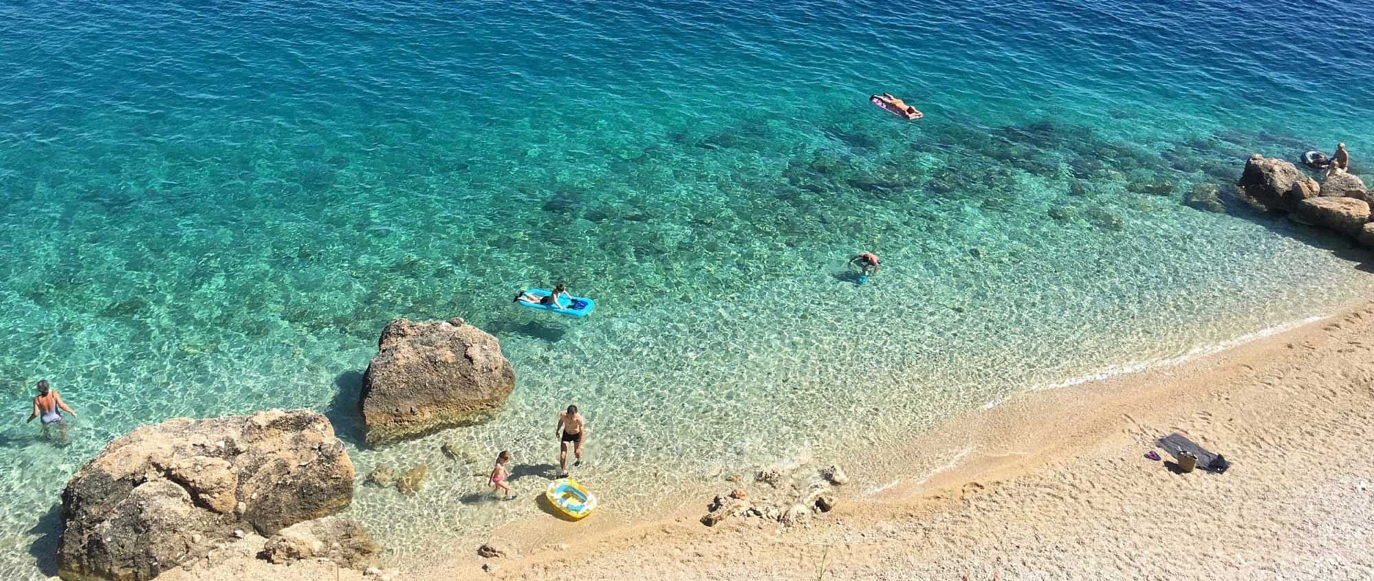 Plaža Juto v Mimicah namestitev i apartmaji v okolici | Obmorju.si