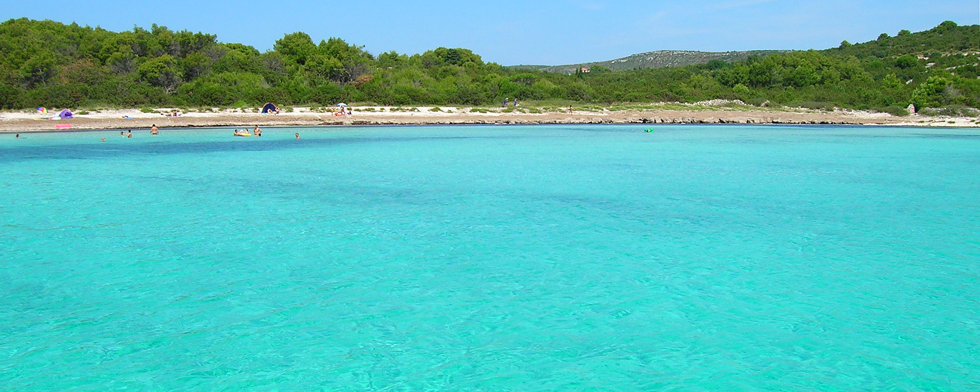 Peščena plaža Sakarun Dugi otok namestitev i apartmaji v okolici ...